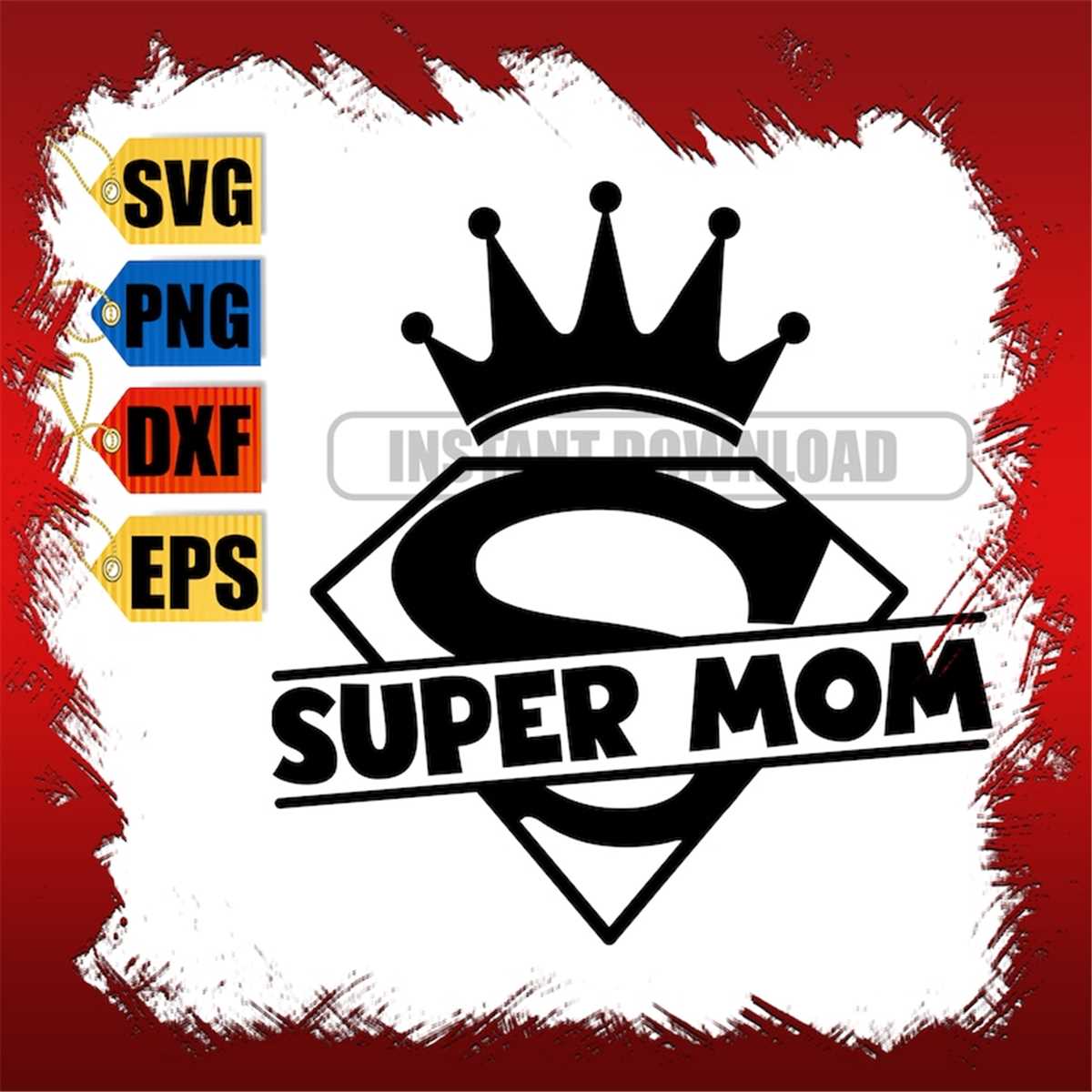 Super Mom SVG, Mother's Day Super Mom Design SVG, Mother's D | Inspire ...