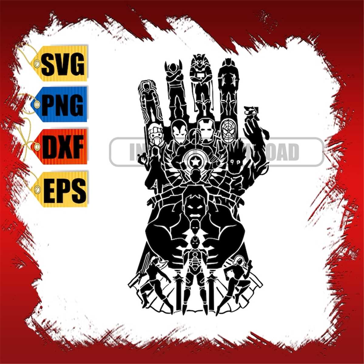 Avengers Svg Layered Item, Avenger Clipart, Cricut, Digital | Inspire Uplift