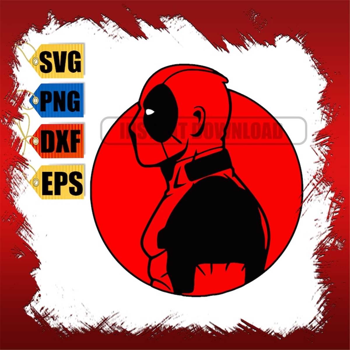 Deadpool Svg Layered ,Clipart, Cricut, Digital Vector Cut Fi | Inspire ...