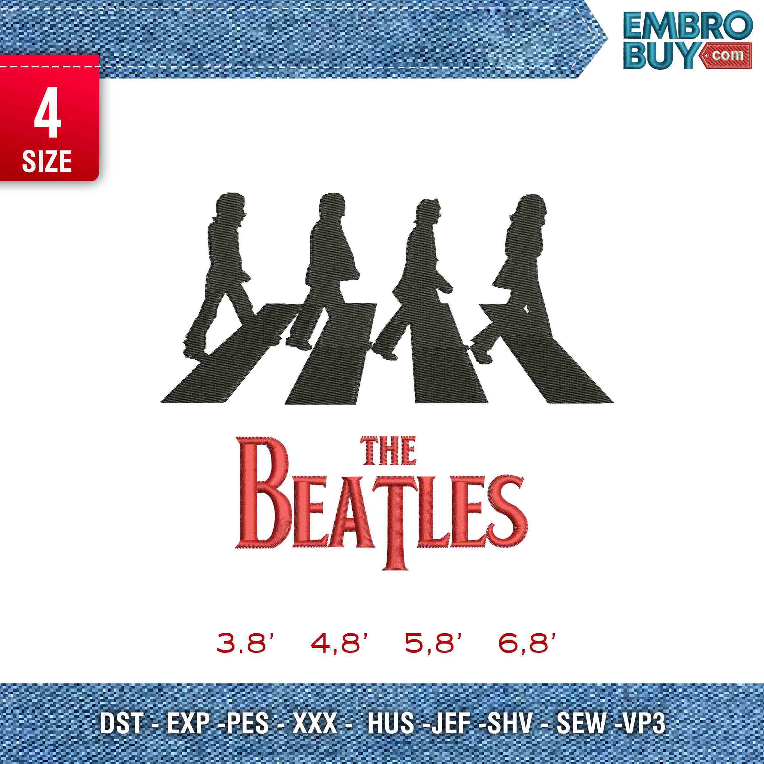 The Beatles / Anime Embroidery Design/ Anime design/ Embroid | Inspire ...