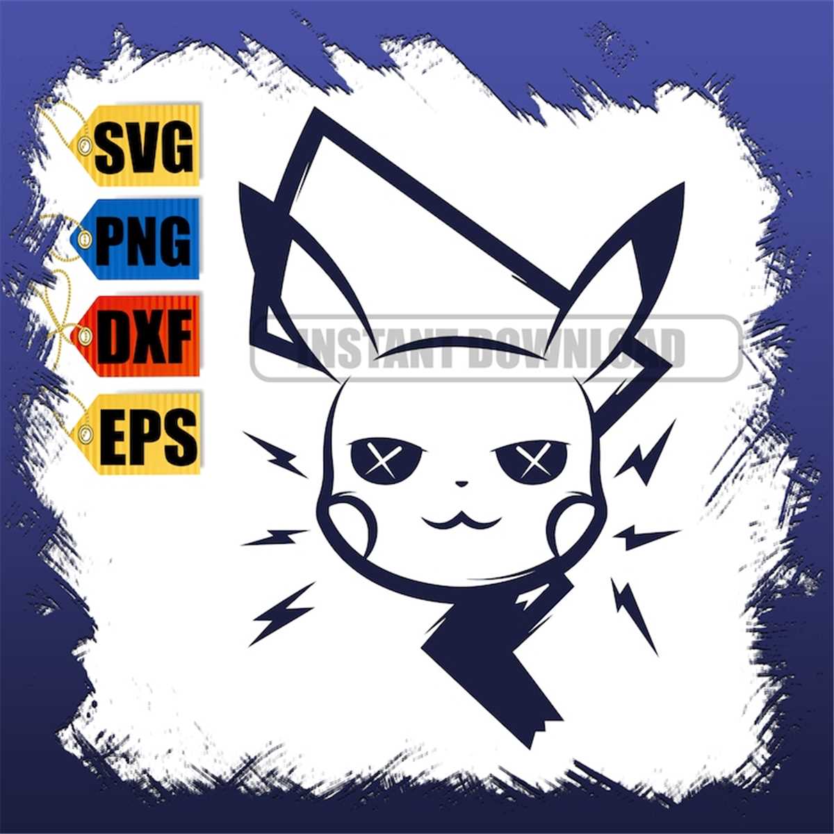 Pokemon Pikachu svg, Pokemon png, pokemone svg for cricut, p - Inspire ...