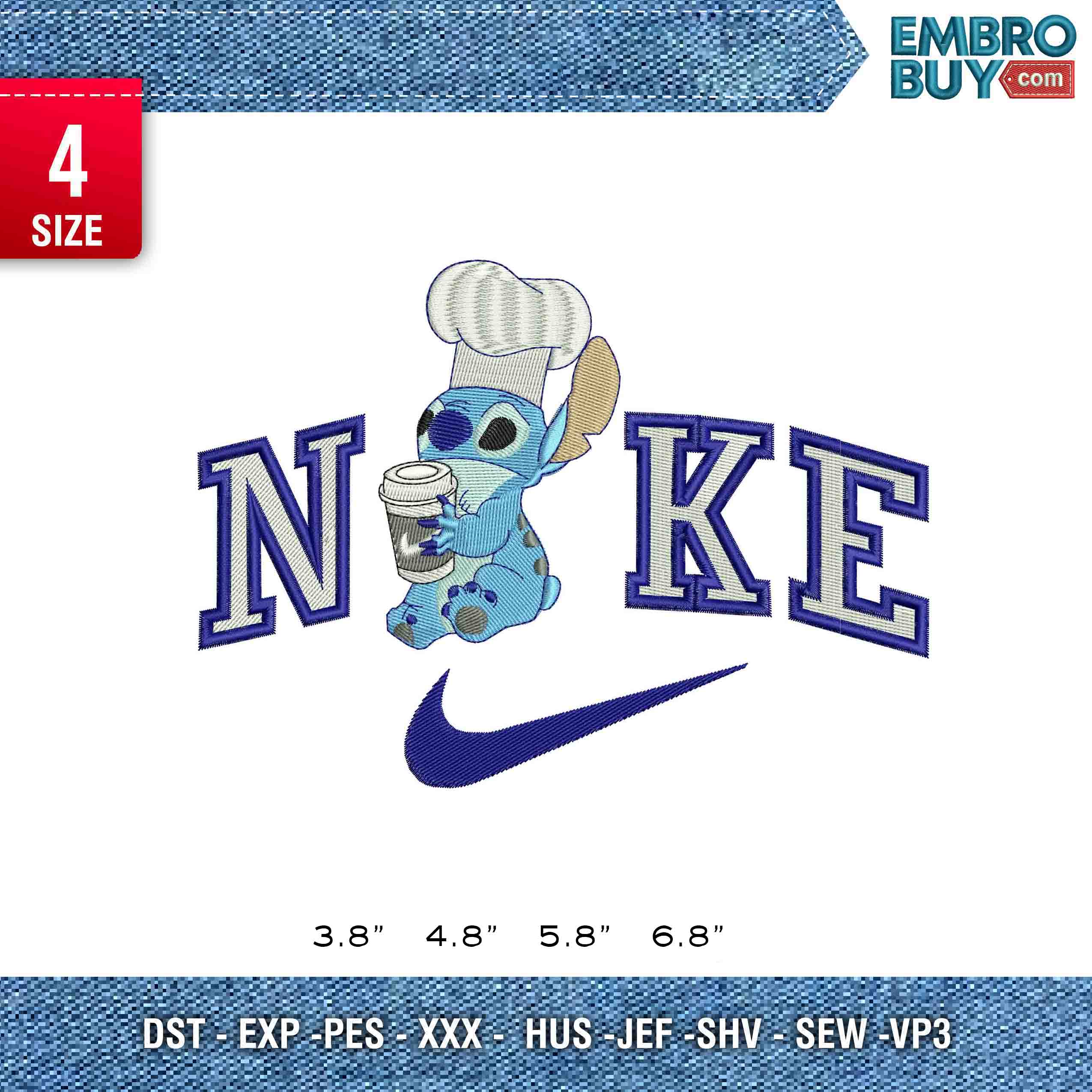 Nike Stitch Chef / Nike Embroidery Design/ Nike design/ Embr | Inspire ...