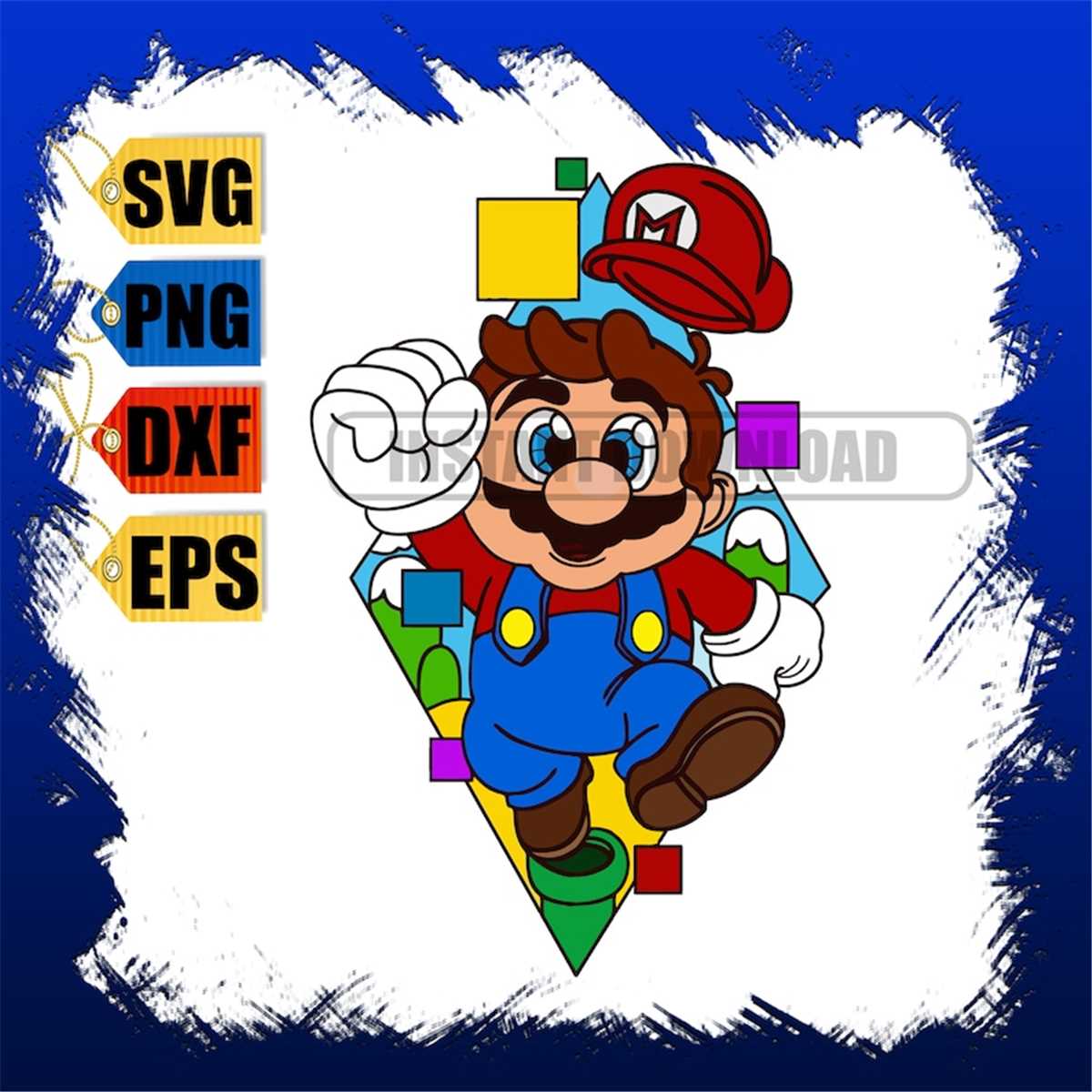 Mario Svg, svg files for cricut, mario svg, mario family svg | Inspire ...