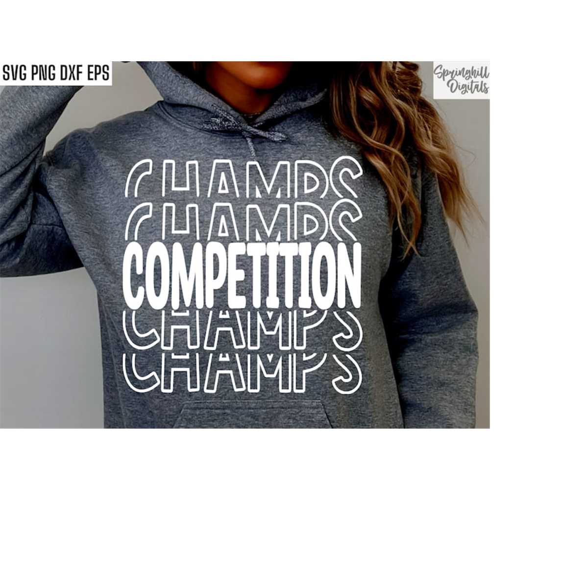 Competition Champs Svg | Cheer Champion Svgs | Cheerleader C - Inspire ...