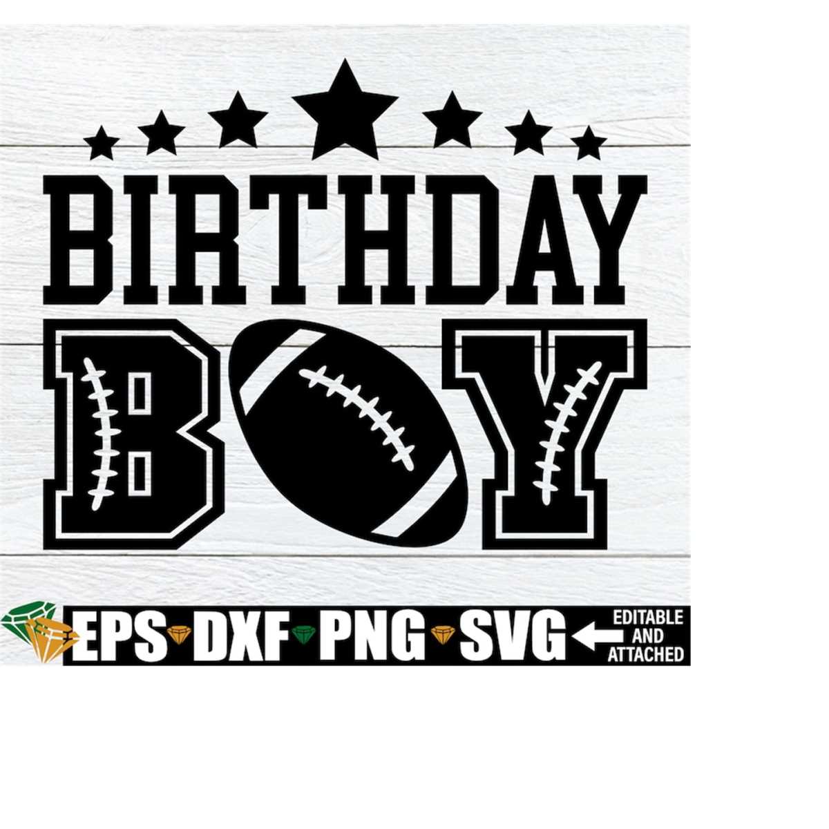 Football Birthday Boy, Football Birthday svg, Football Theme | Inspire ...