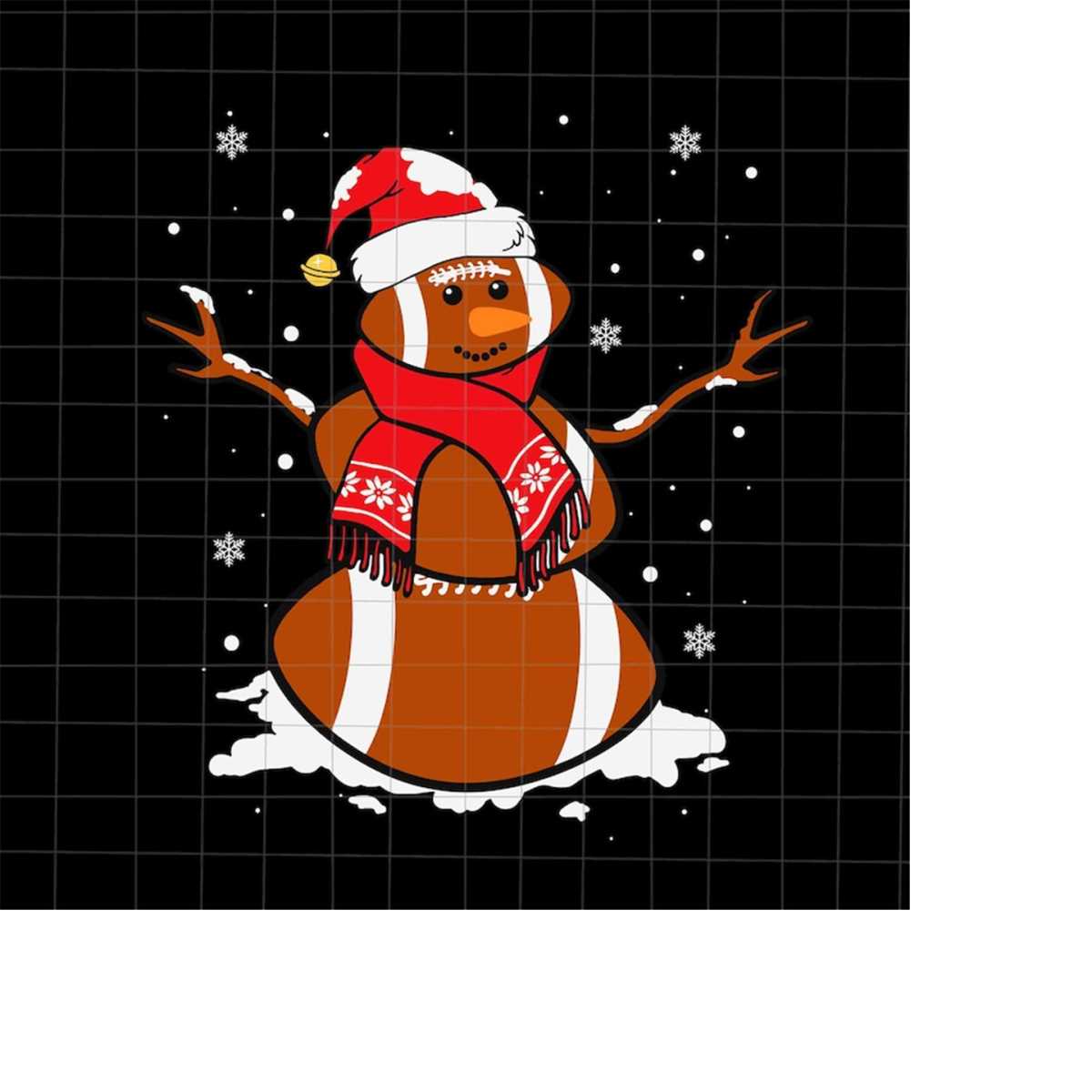 Football Snowman Svg, Football Christmas Svg, Football Xmas - Inspire ...