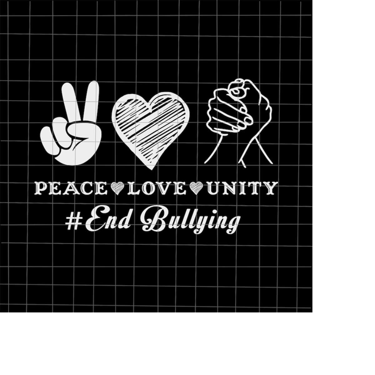 Peace Love Unity Svg, End Bullying Svg, Day Orange Kids 2021 | Inspire Uplift