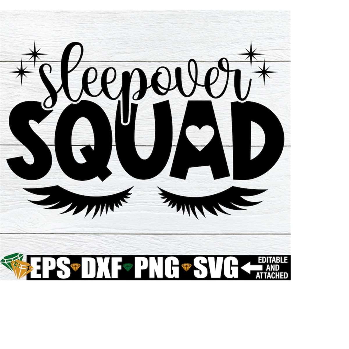 Sleepover Squad, Sleepover svg, Slumber Party svg, Friends S | Inspire ...