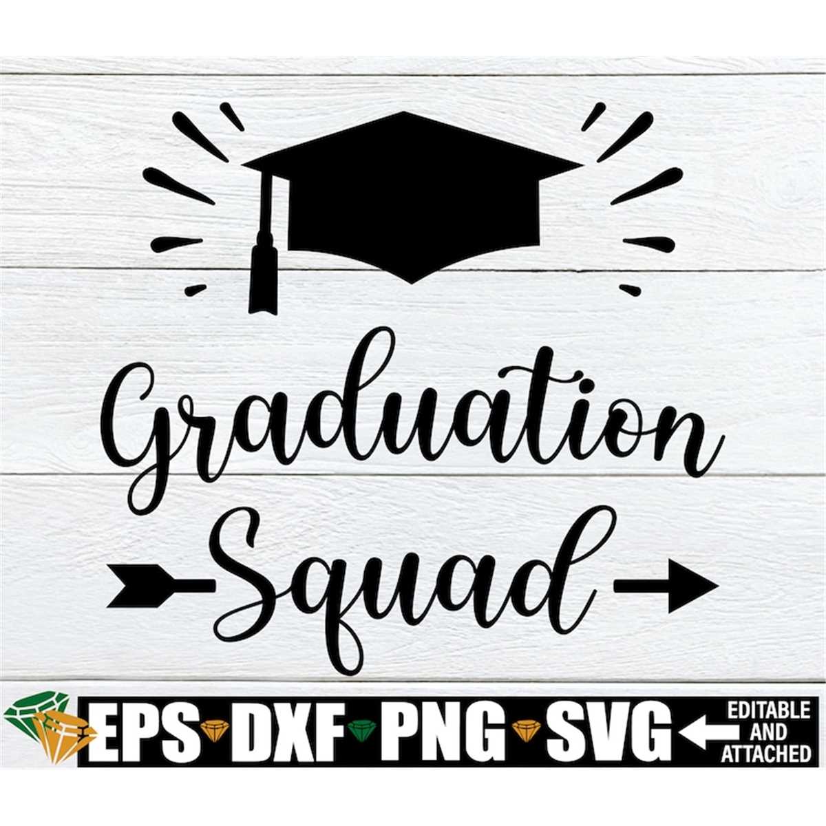 Graduation Squad, Matching Family Graduation Shirts SVG, Fam - Inspire ...