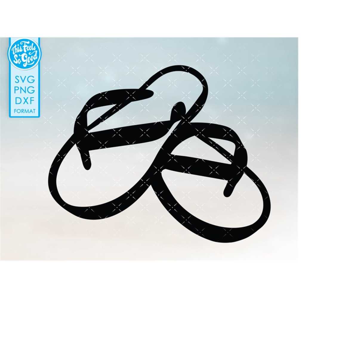 Flip flops SVG sandals svg flipflops svg summer cut files fo - Inspire ...