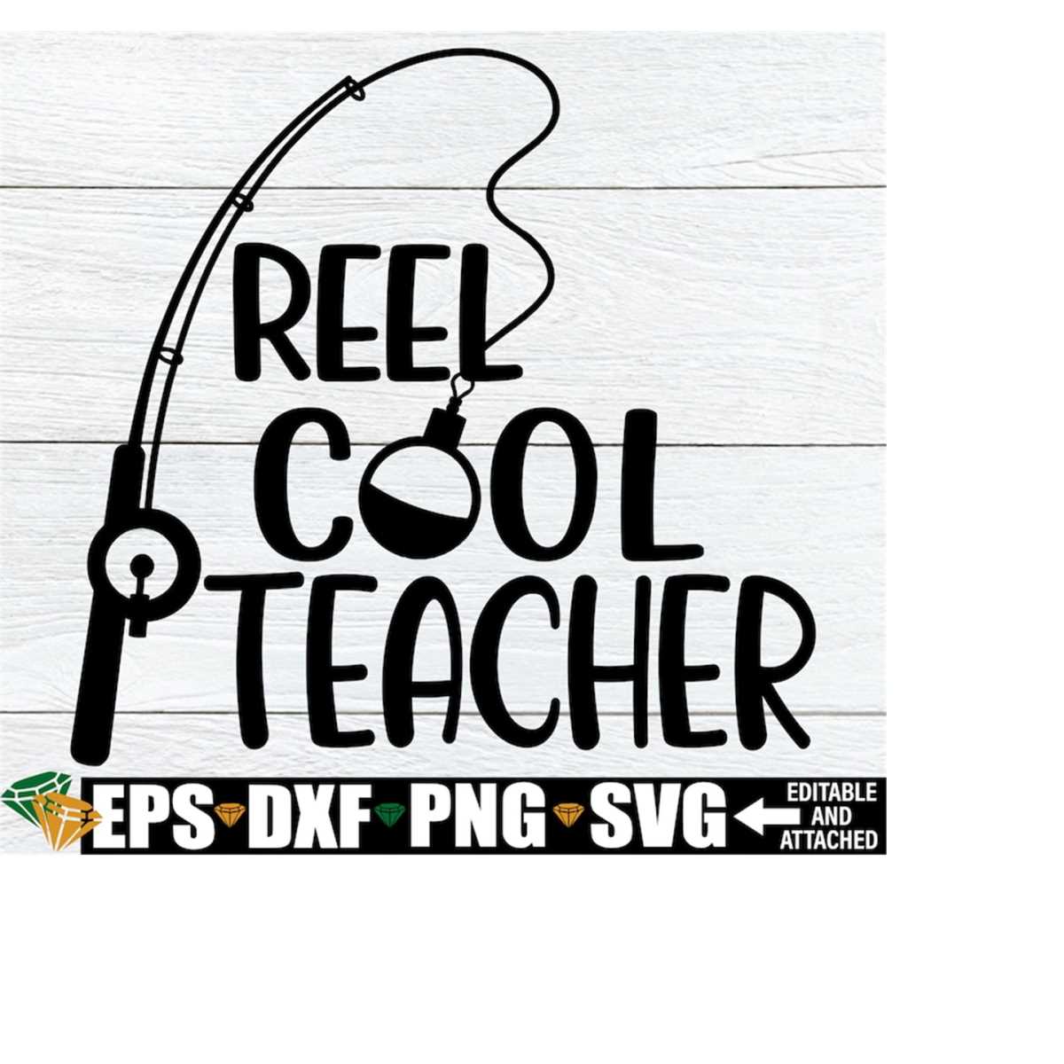 Reel Cool Teacher, Gift For Teacher, Fishing Teacher, Teache | Inspire ...