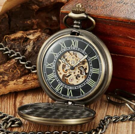 Vintage bronze large pocket watch | Inspire Uplift