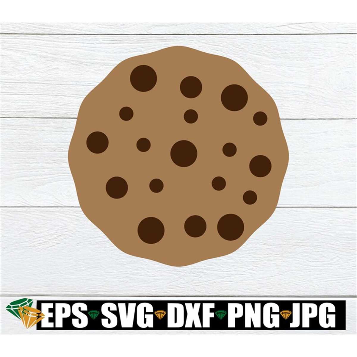 Chocolate Chip Cookie, Chocolate Chip Cookie svg, Chocolate | Inspire ...