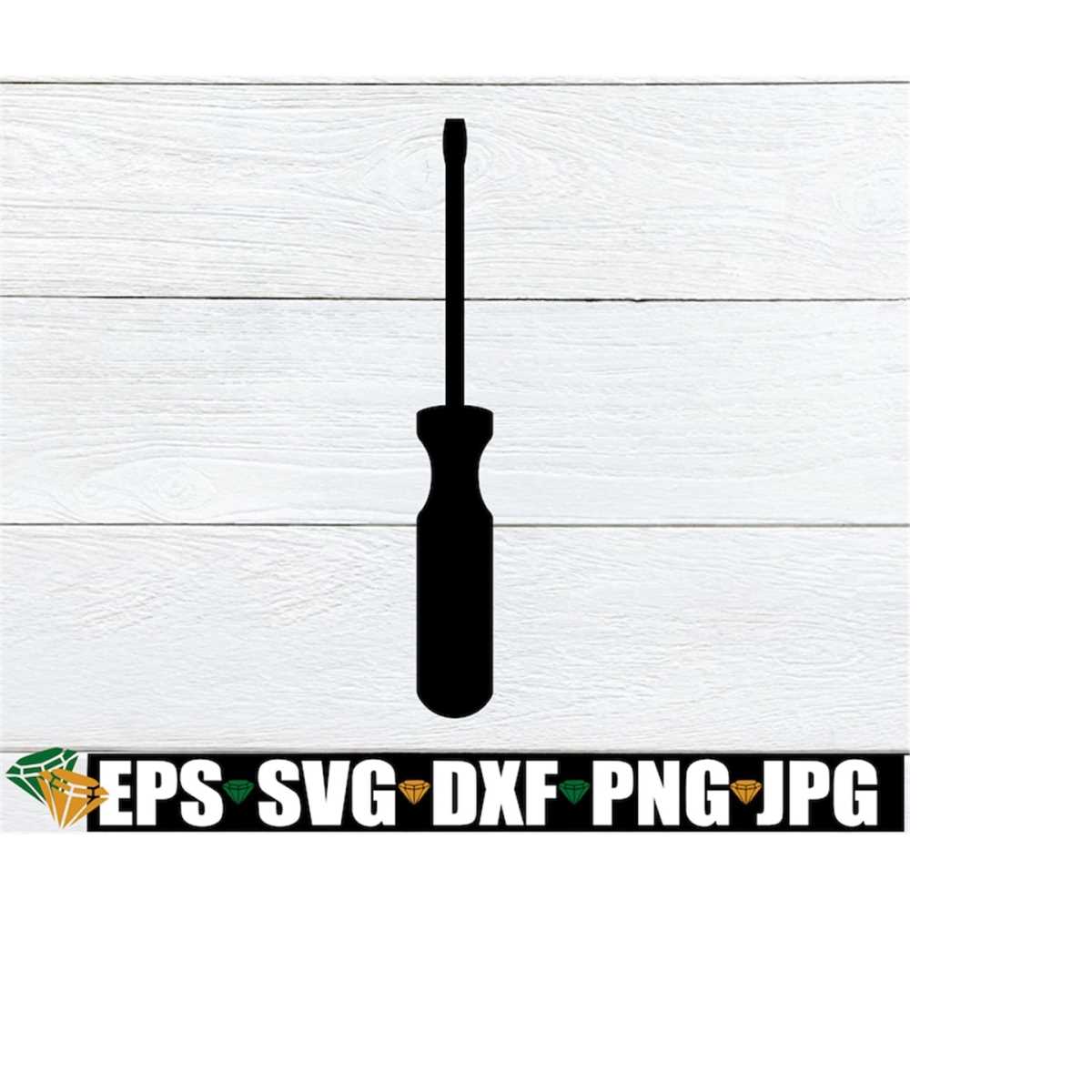 Screwdriver svg, Flathead Screwdriver Silhouette svg, Handym | Inspire ...