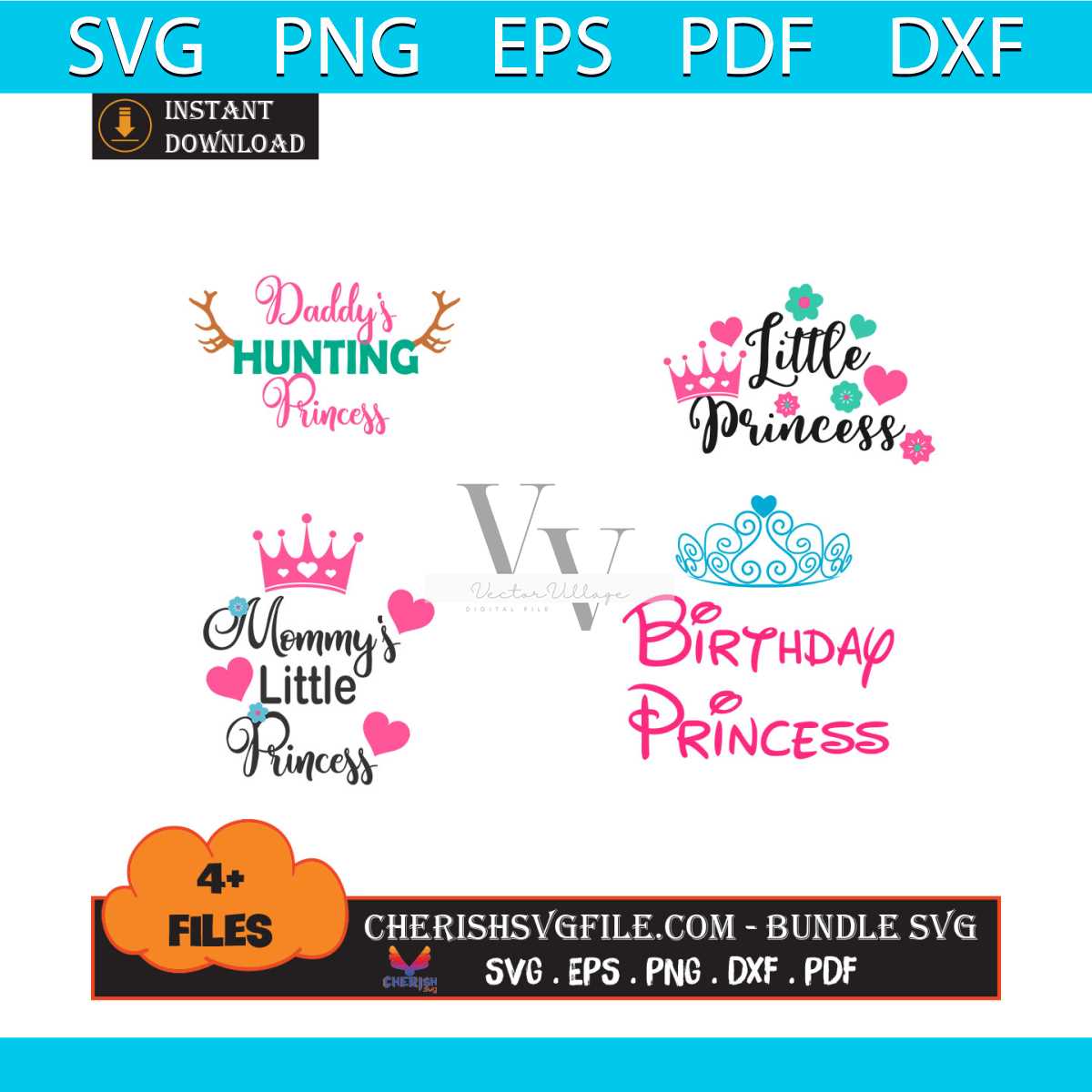 04 Files Princess Bundle Svg, Trending Svg, Princess Bundle | Inspire ...