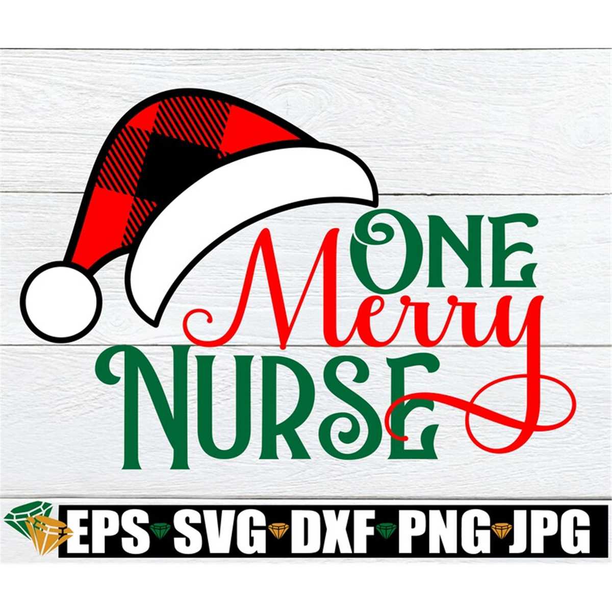 One Merry Nurse. Healthcare Christmas svg. Christmas nurse s | Inspire ...