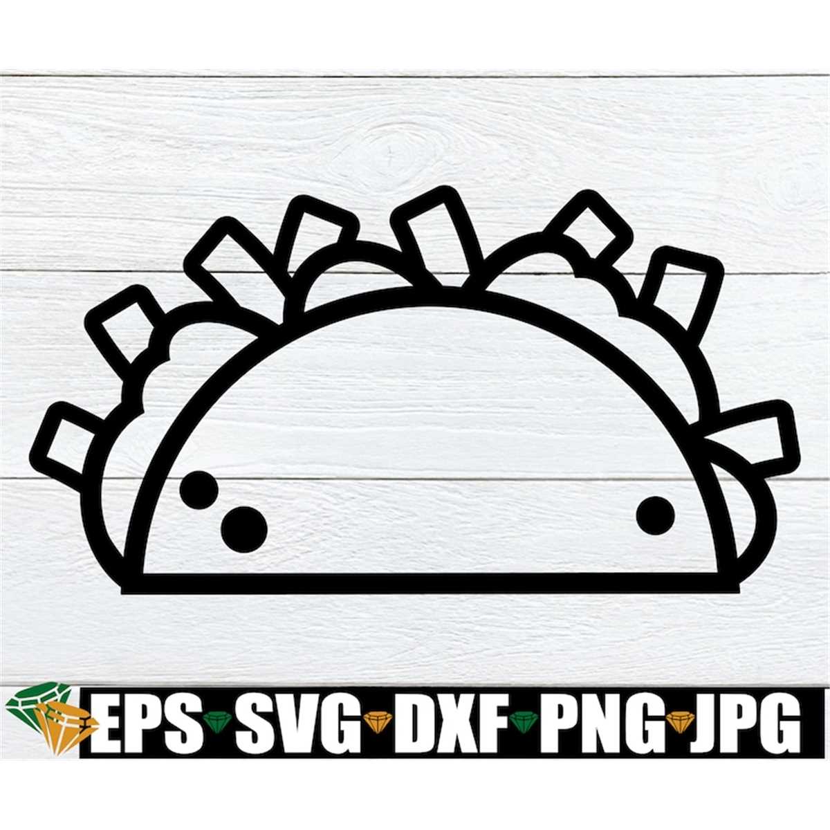 taco outline svg - Inspire Uplift