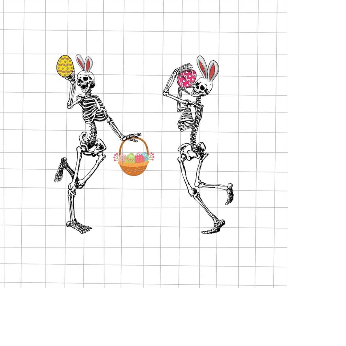 Dancing Skeleton Easter Svg, Bunny Skeleton Svg, Skeleton Ea - Inspire ...