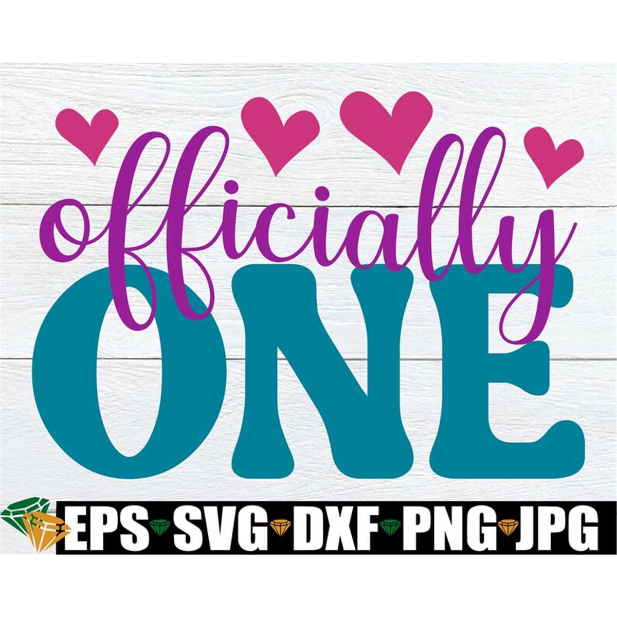 Officially One, Girls First Birthday, Girls 1st Birthday, Fi | Inspire ...