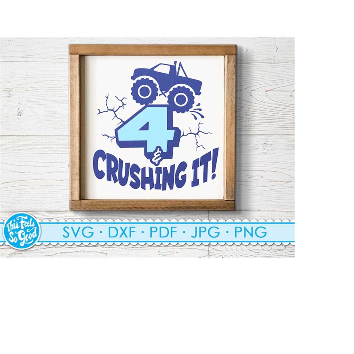 4th Birthday SVG, fourth Birthday svg, 4th Birthday Boy SVG, | Inspire ...