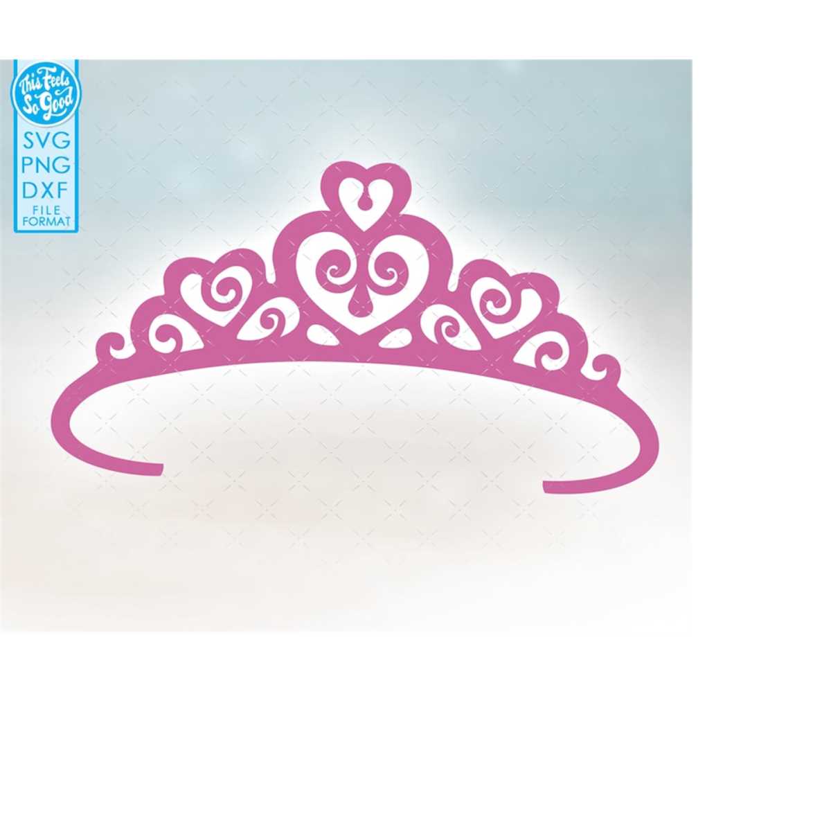 Tiara svg, princess svg, princess crown svg cut files for cr | Inspire ...