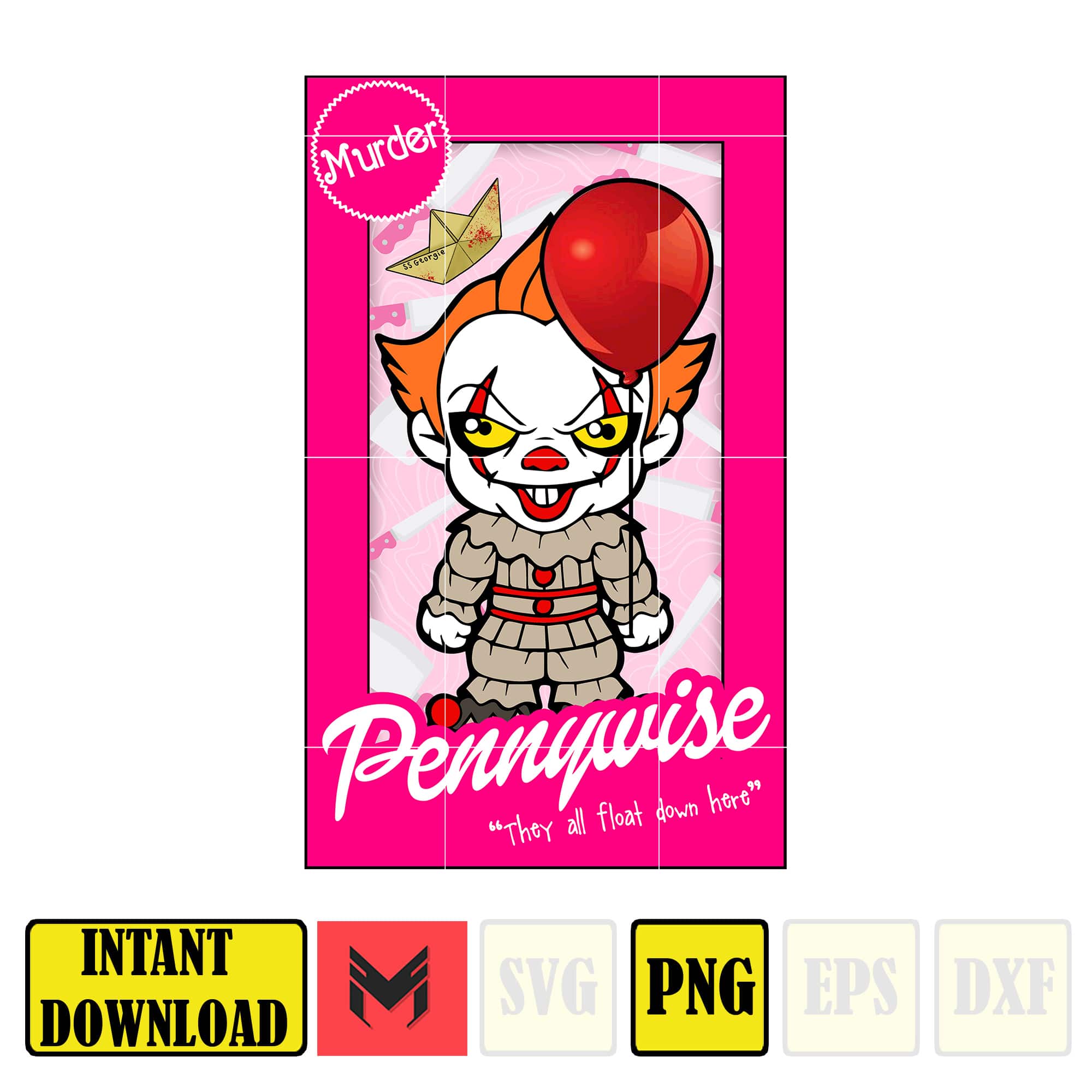 Chibi Horror Dolls PNG, Horror Characters PNG, Pink Doll PNG | Inspire ...