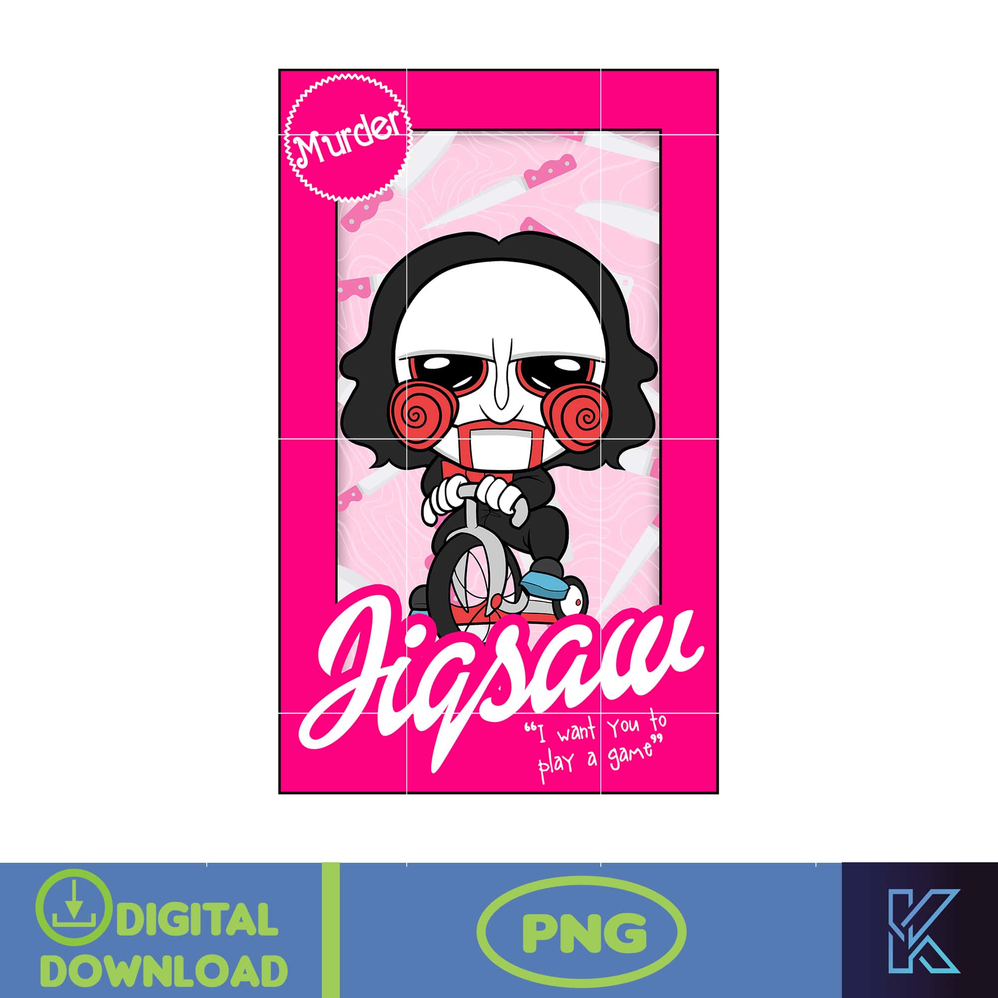 Chibi Horror Dolls PNG, Horror Characters PNG, Pink Doll PNG | Inspire ...