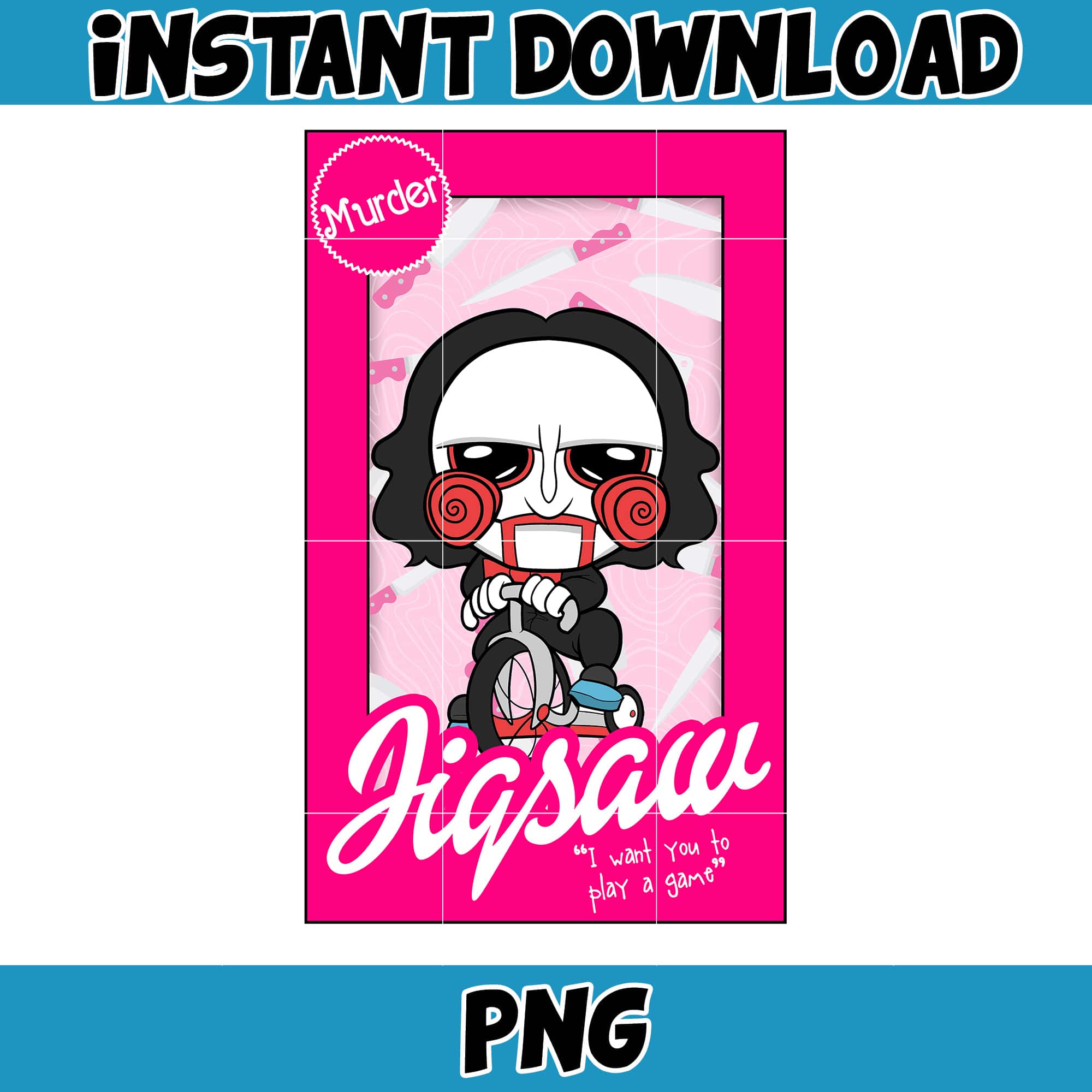 Chibi Horror Dolls PNG, Horror Characters PNG, Pink Doll PNG - Inspire ...