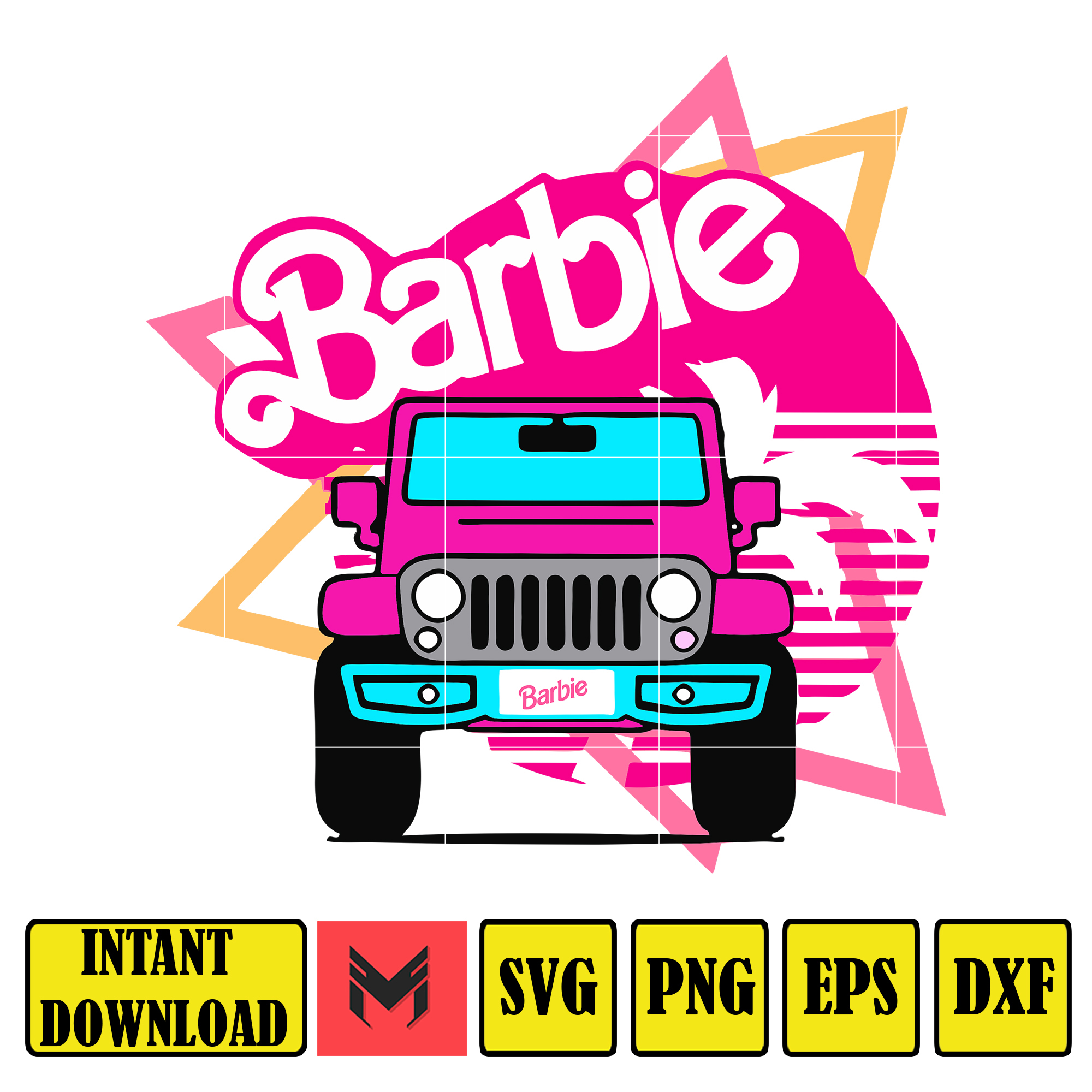 BarBie Doll Barbi Icons and Svg, Come On Let's Go Party Svg, | Inspire ...