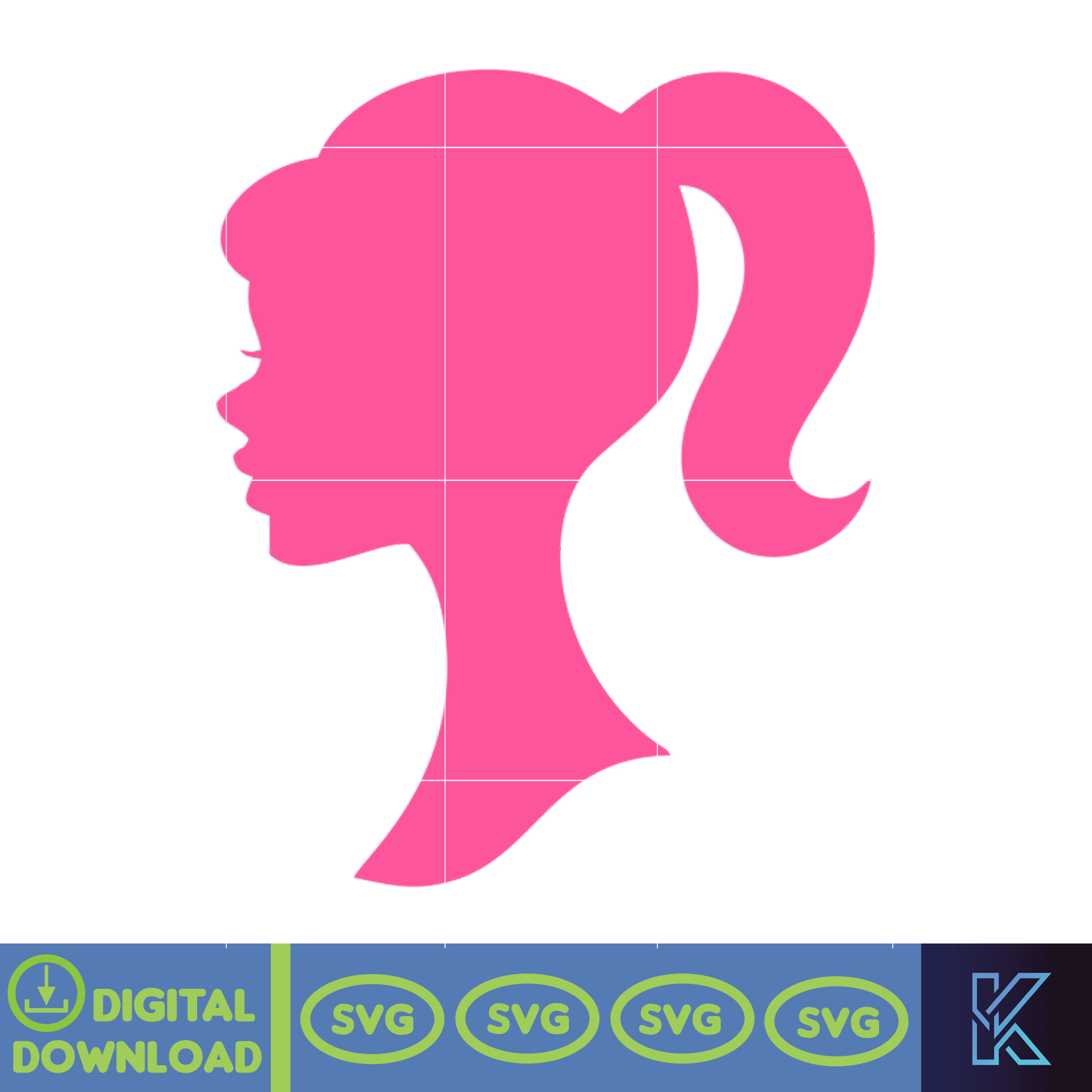 BarBie Doll Barbi Icons and Svg, Come On Let's Go Party Svg, - Inspire ...