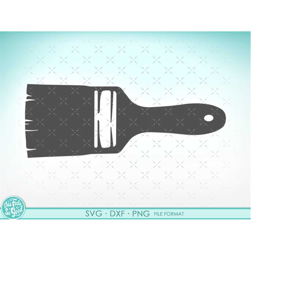 Paintbrush svg files for Cricut. paintbrush png, svg, dxf cl | Inspire ...