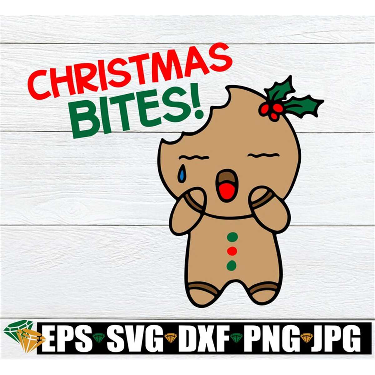 Christmas Bites. Funny Christmas svg. Gingerbread man svg. G | Inspire ...