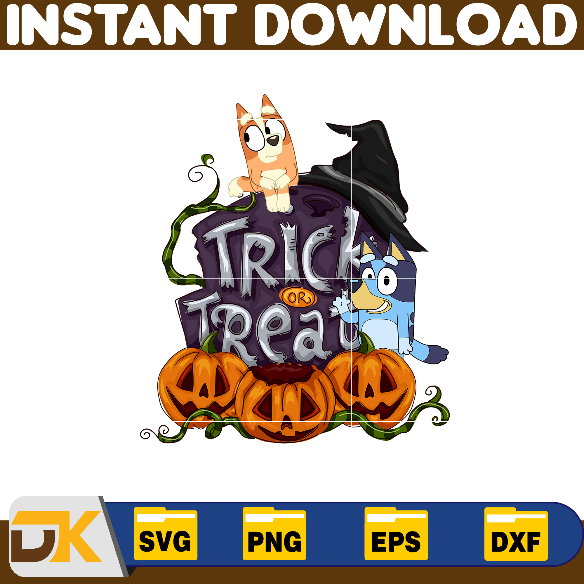 Bluey Halloween Sublimation Png, Bluey Halloween PNG, Bluey | Inspire ...
