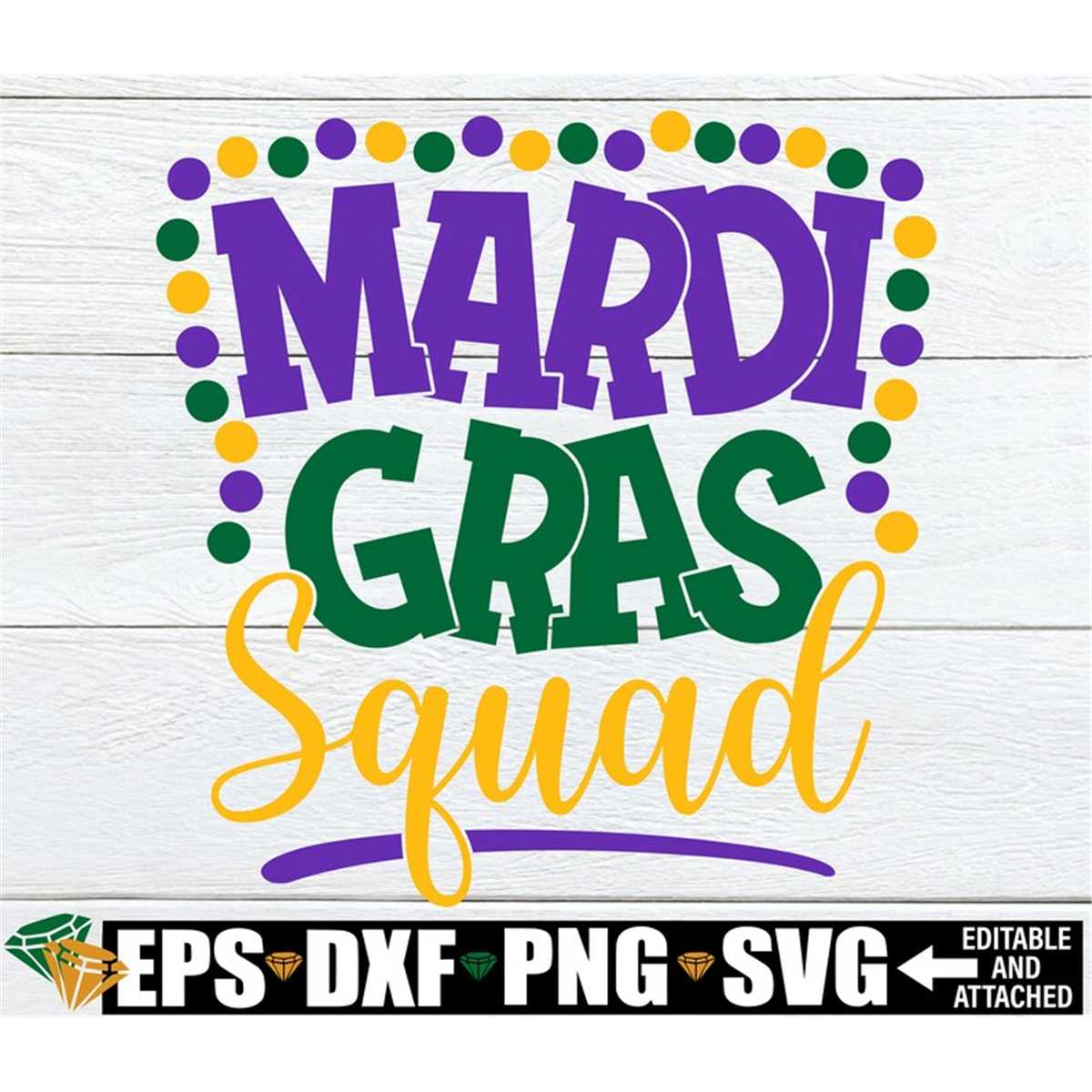 Mardi Gras Squad, Matching Mardi gras Shirts SVG, Mardi Gras - Inspire ...