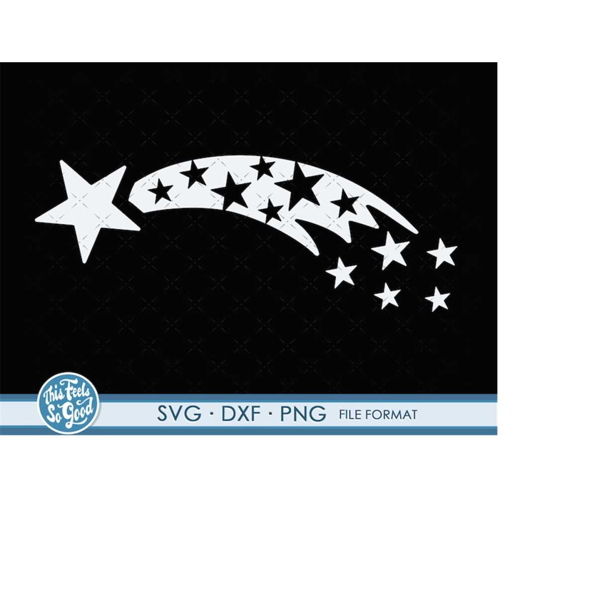 Shooting star svg, stars svg, star shooting cut files for c | Inspire ...