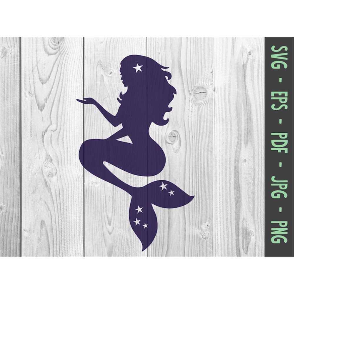 Mermaid svg file, mermaid cut files | Mermaid SVG, Mermaid t | Inspire ...