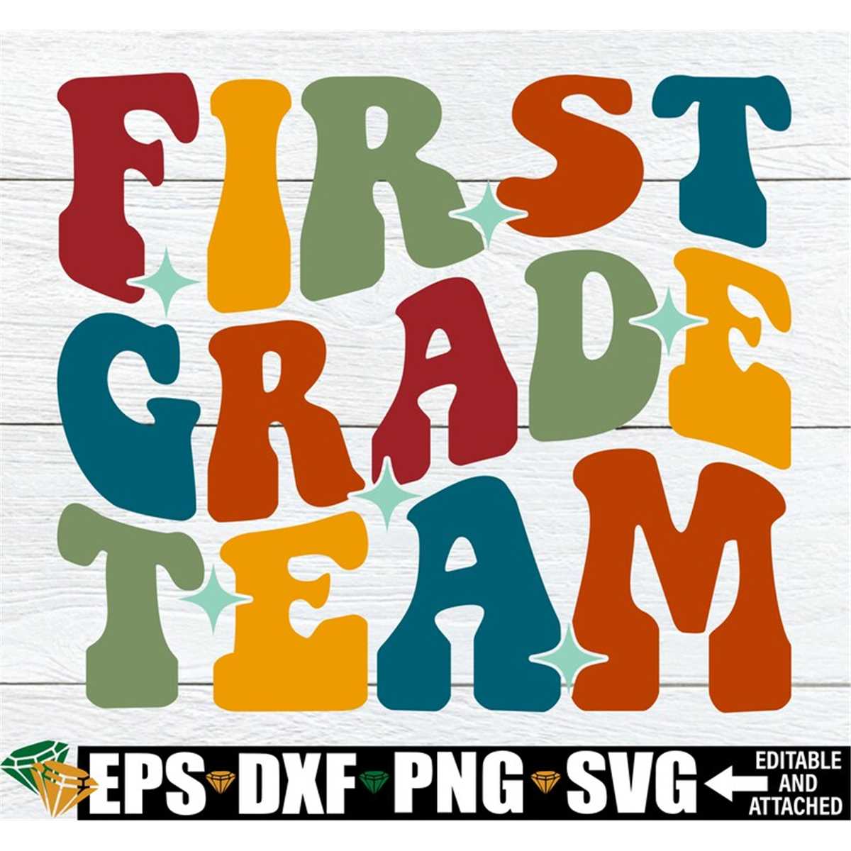 First Grade Team, First Grade Teacher Shirt SVG, 1st Grade T | Inspire ...