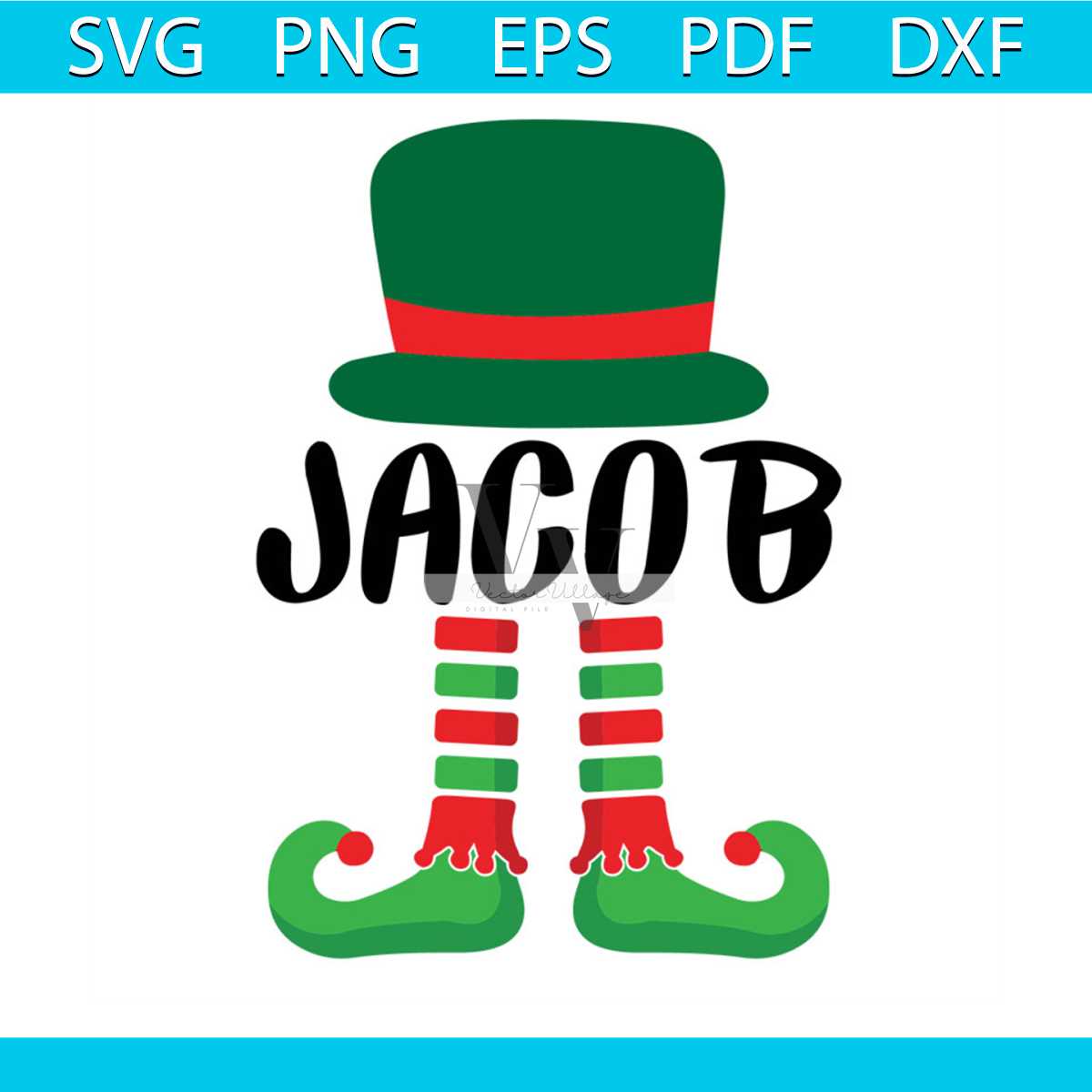 Jacob Cute Elf Christmas Svg, Christmas Svg, Jacob Svg, Chri | Inspire ...