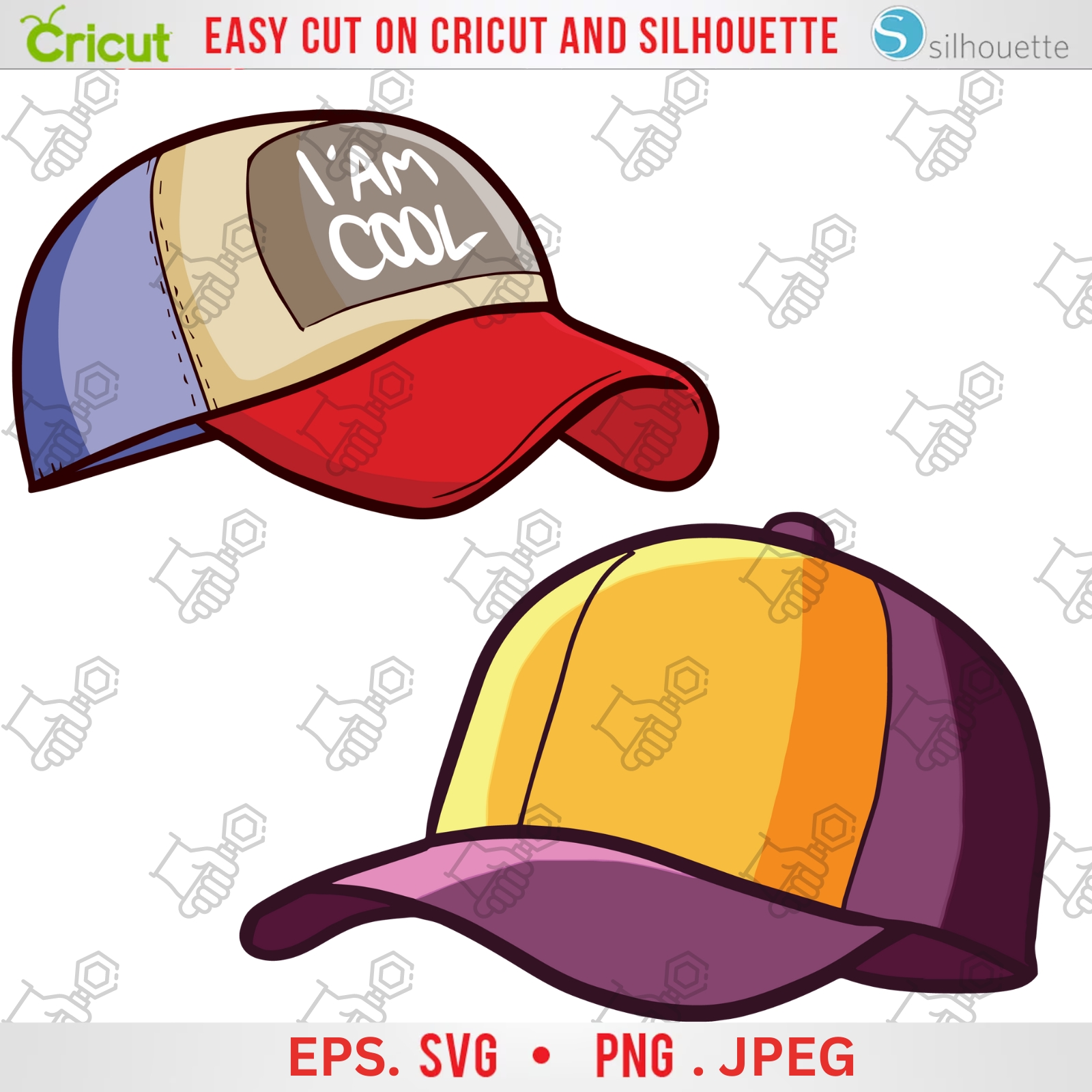 Funny Baseball Cap Cartoon Illustration | Inspire Uplift