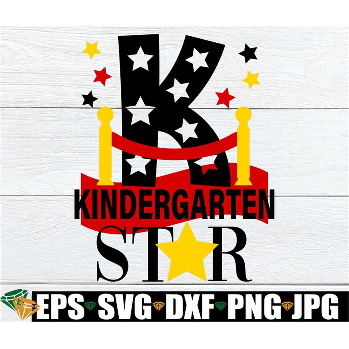 Kindergarten Star, First Day Of Kindergarten, Cute Kindergar - Inspire ...