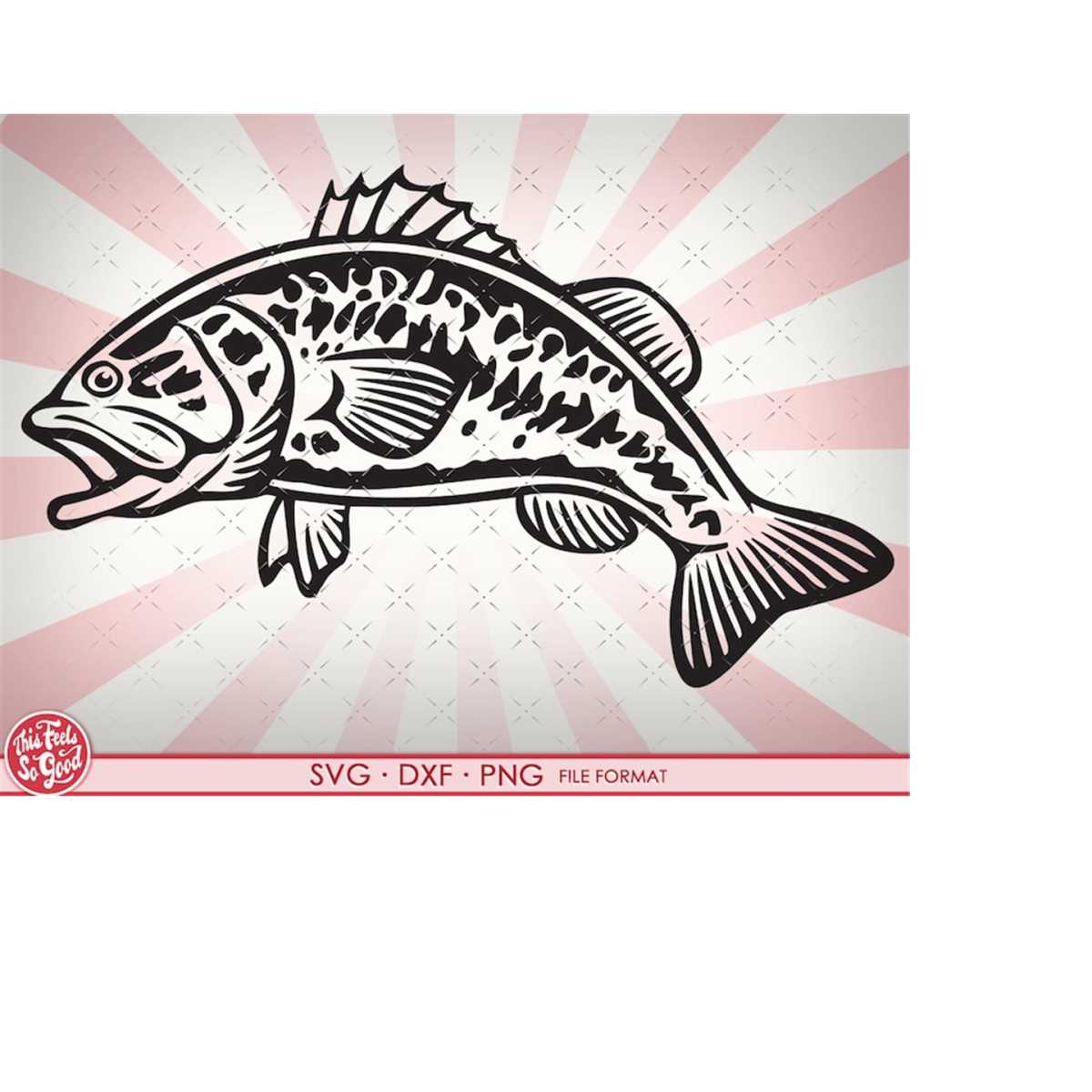 Bass svg, bass fish svg cut files for cricut. Bass Fishing S | Inspire ...