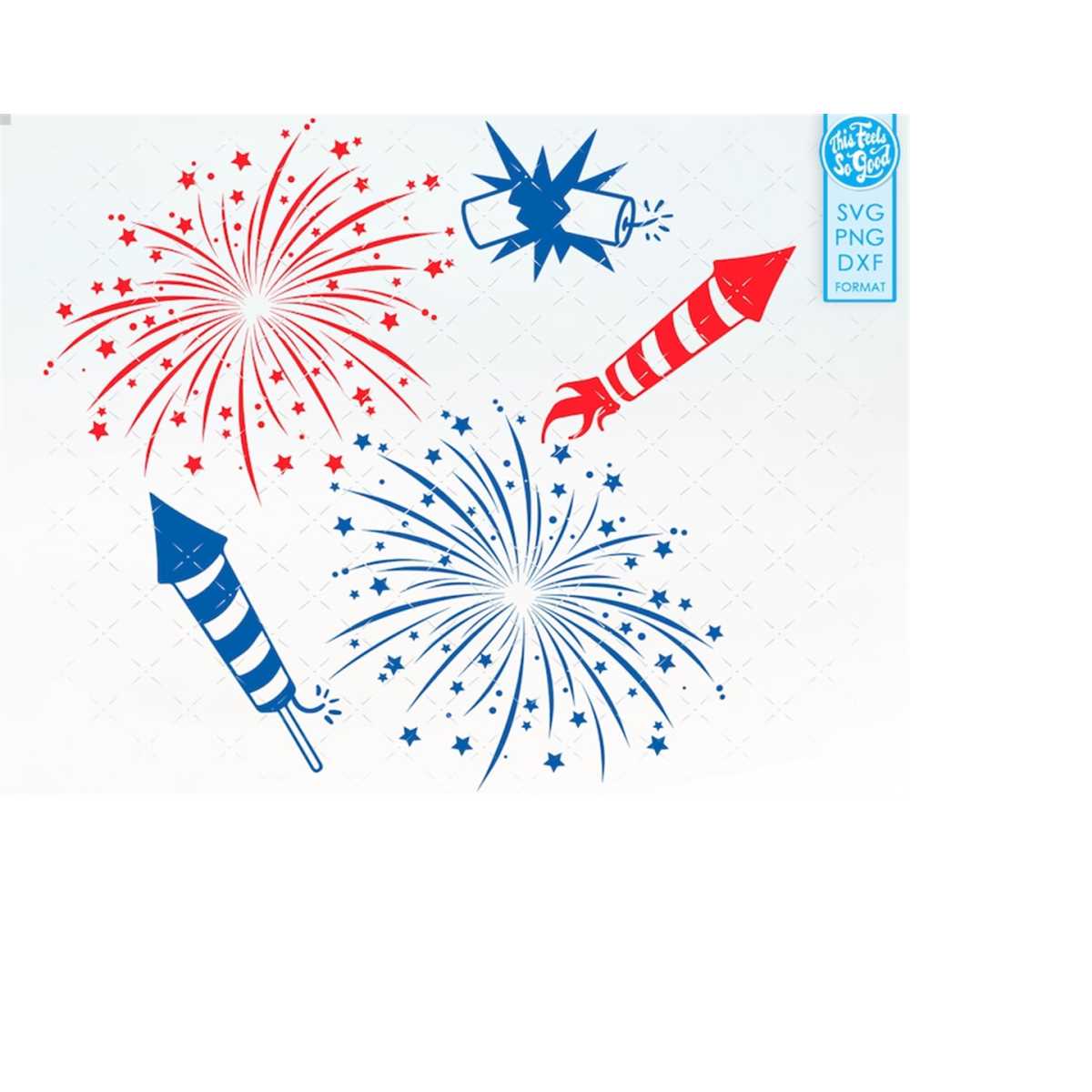 SVG Fireworks svg & firecrackers svg, 4th of July 4th svg, f | Inspire ...