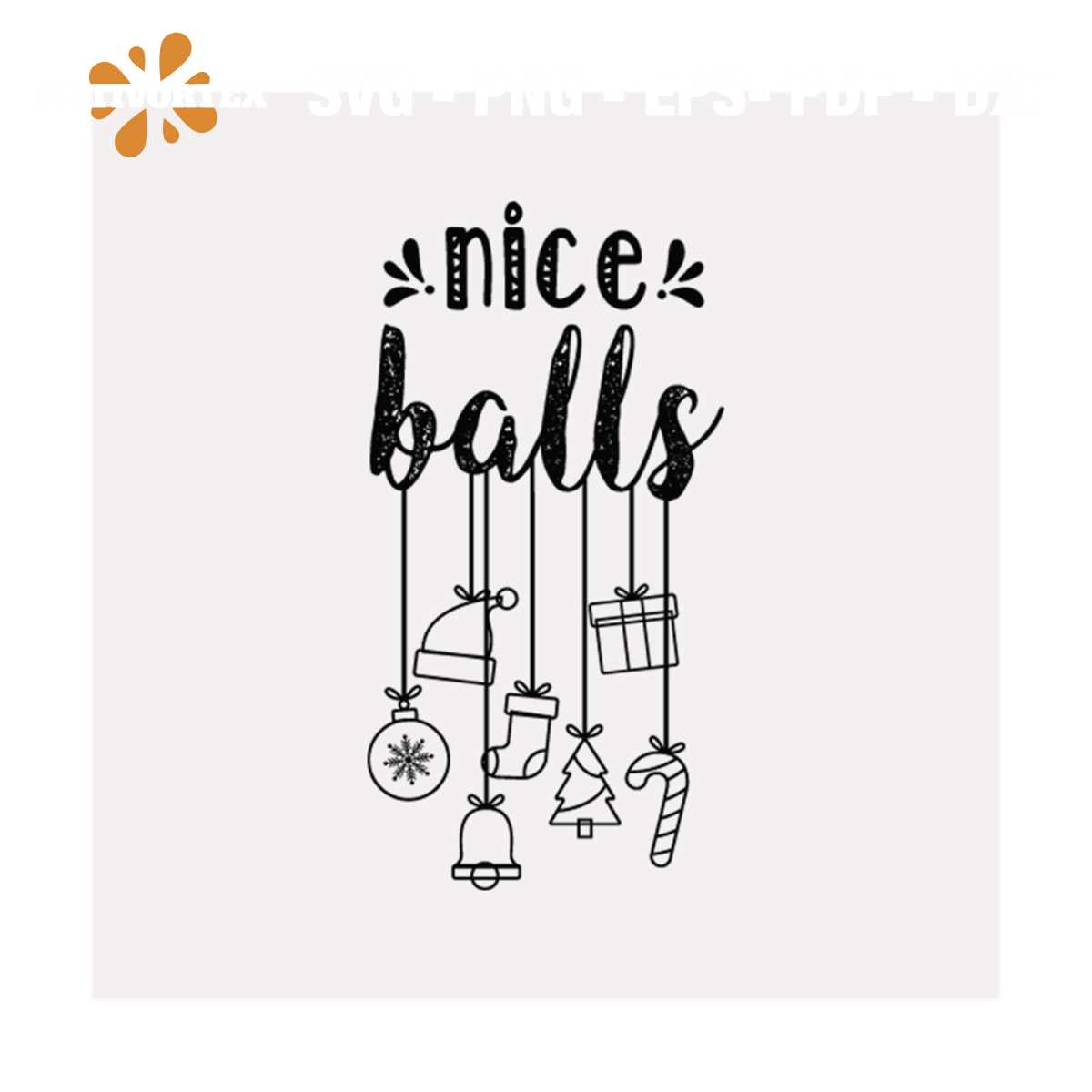 Nice Ball Ornament Svg, Christmas Svg, Nice Ball Svg, Orname | Inspire ...