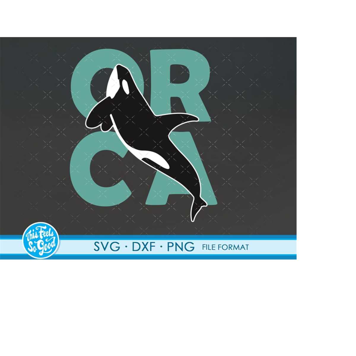 Orca Whale svg png. Orca svg file for Cricut. Transparent Or - Inspire ...