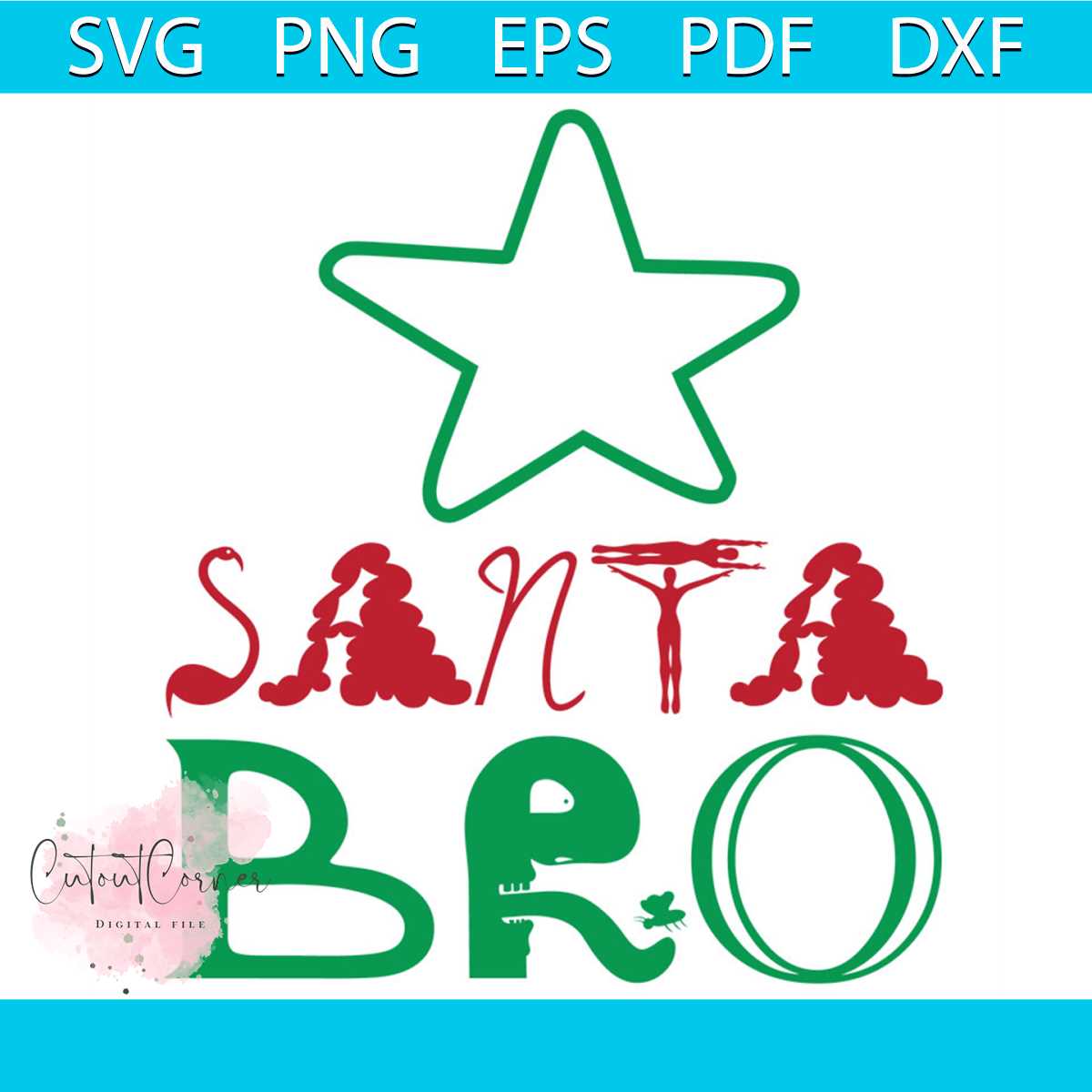 Santa Bro Christmas Svg, Christmas Svg, Santa Claus Svg, Chr | Inspire ...