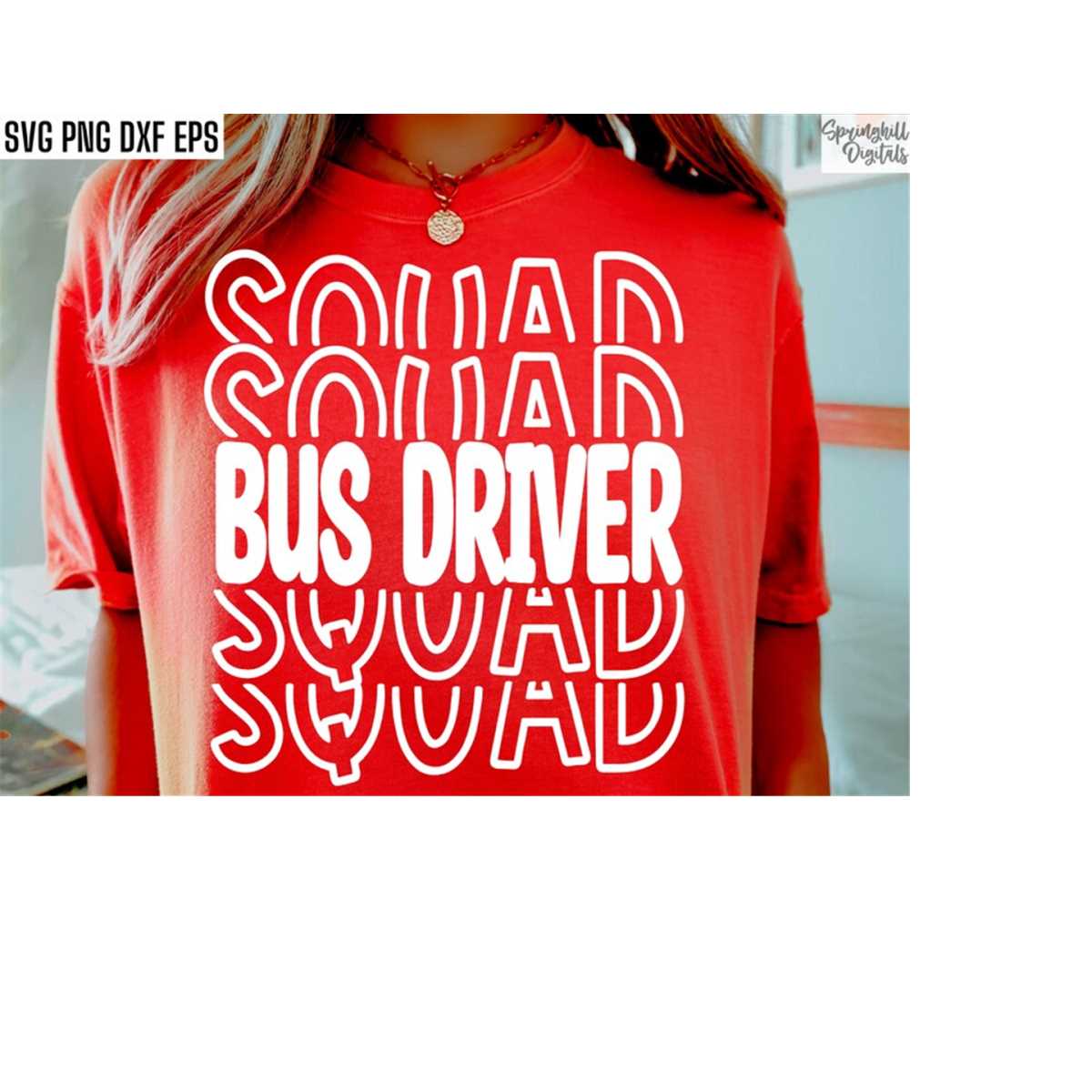 Bus Driver Squad Svg, Back To School Pngs, Transportation De | Inspire ...