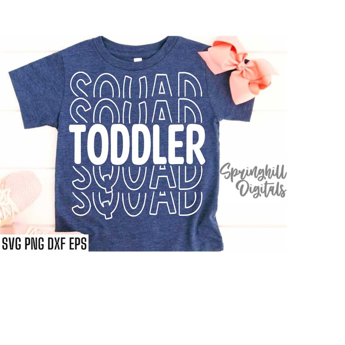 Toddler Squad Svgs | Little Girl Shirt Svgs | Little Boy T-s | Inspire ...