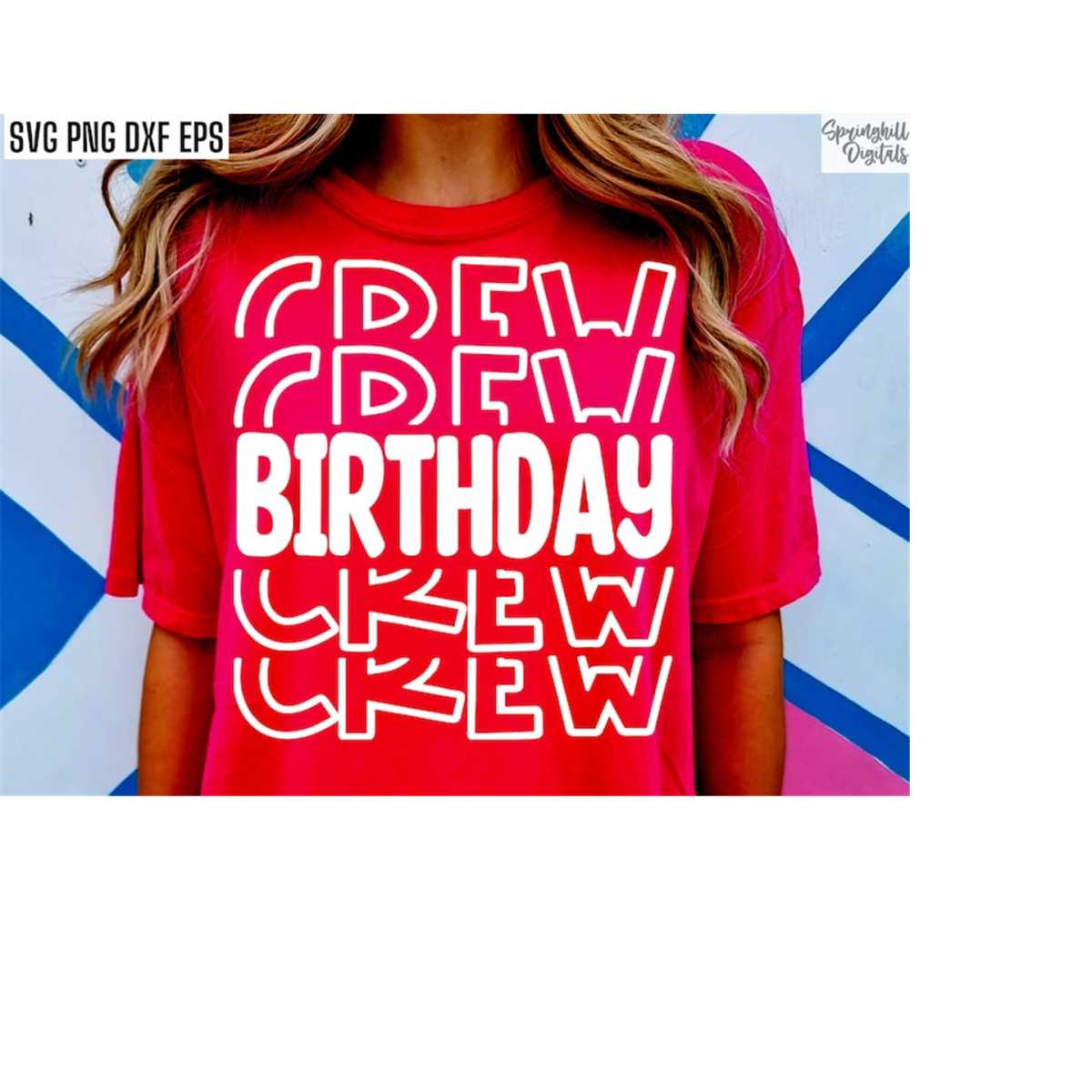 Birthday Crew Svg | Party Shirt Pngs | Kids Birthday Tshirt | Inspire ...