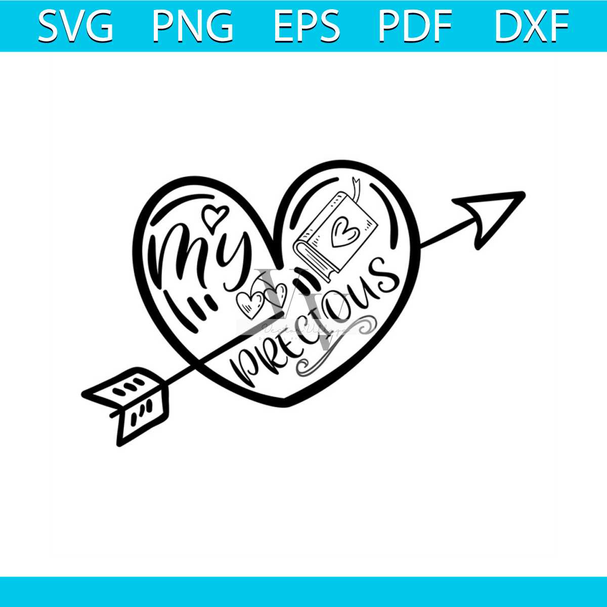 My Precious Valentine Svg, Valentine Svg, My Precious Svg, V | Inspire ...