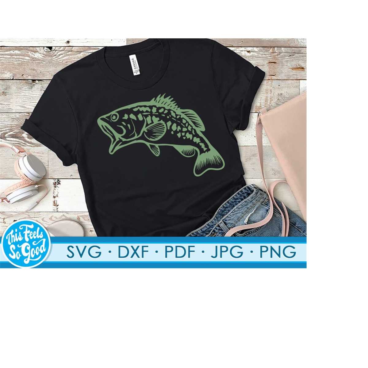 Bass svg | Bass Fishing SVG | Fishing Svg | Bass Cut Files f | Inspire ...